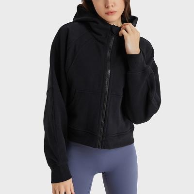 China Volledige het Pit de Berijdende Vrouwen van de de winterblazer Hoodies van Hoge Kraag met Hoed Te koop