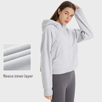China Het Toevallige Pit van de wintervrouwen op Hoodie-Sweatshirt Met een kap van de Jasje het Lange Koker met Zakken Te koop