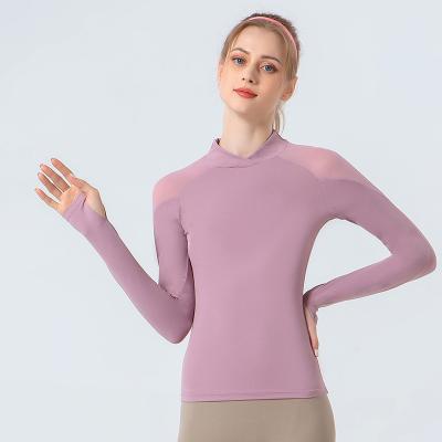 China Van de de Basislaag van vrouwen Ruiter het Gat van de de Kokerduim Lange Paardrijdenoverhemden Mesh Tops Te koop