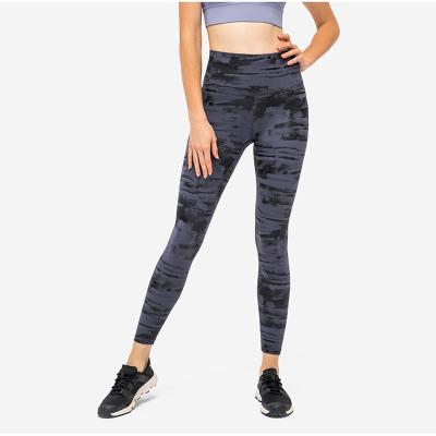 Cina La tintura dell'inchiostro ha modellato i pantaloni respirabili della palestra di pro allungamento della pelle delle ghette di yoga alto in vendita