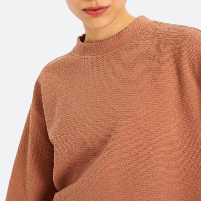 China Loses Damen-Yoga übersteigt zufällige Eignungs-Betriebs-Baumwollkurzschluss-Pullover-Strickjacke zu verkaufen