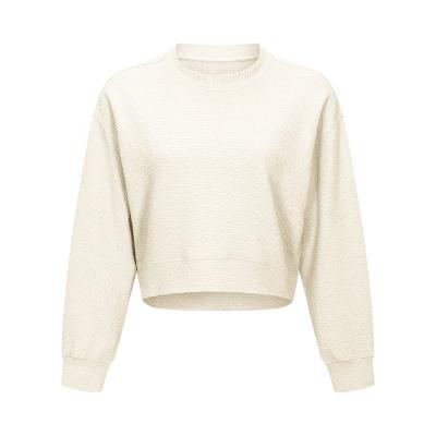 China Loses Damen-Yoga übersteigt zufällige Eignungs-Betriebs-Baumwollkurzschluss-Pullover-Strickjacke zu verkaufen