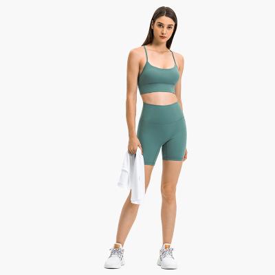 China Van de de Sportenbustehouder van de stroomy de Achter Stevige Kleur Prohuid Verwijde Boord voor het Runnen van Yogagymnastiek Te koop