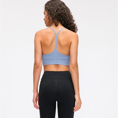 China Van de de Sportenbustehouder van de stroomy de Achter Stevige Kleur Prohuid Verwijde Boord voor het Runnen van Yogagymnastiek Te koop