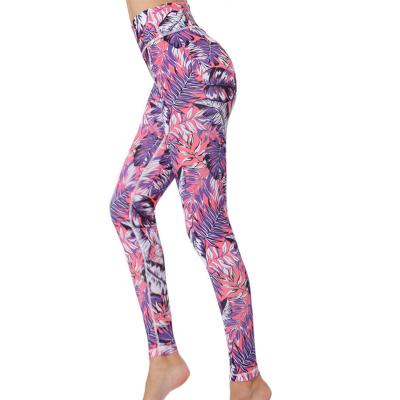 Cina Ghette di allungamento del modo di yoga modellate Digital del ODM 4 dei pantaloni dell'umidità delle donne di Wicking in vendita
