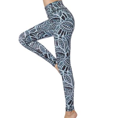 Cina Ghette di allungamento del modo di yoga modellate Digital del ODM 4 dei pantaloni dell'umidità delle donne di Wicking in vendita