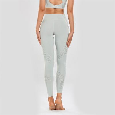 Cina Front Pocket Plus Size Yoga ansima il controllo della pancia ha stampato alto Waisted Mesh Leggings in vendita