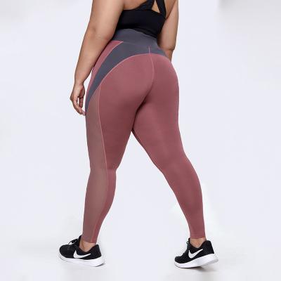 Cina Le donne strette più yoga di dimensione ansima Mesh Splicing High Elastic Quick asciutto in vendita