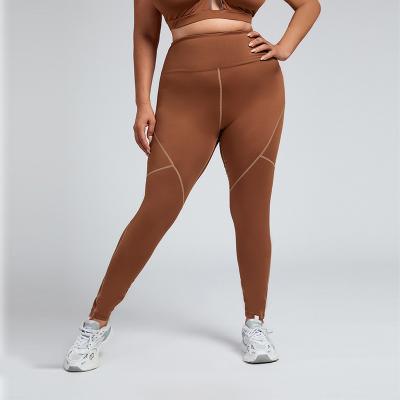 Cina Stretto sexy più l'allenamento respirabile elastico di sollevamento dell'anca dei pantaloni di yoga di dimensione in vendita