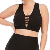 China Mesh Stitching Plus Size Yoga Sets 82% Polyester Yoga 2 Piece Exercise Set for sale
