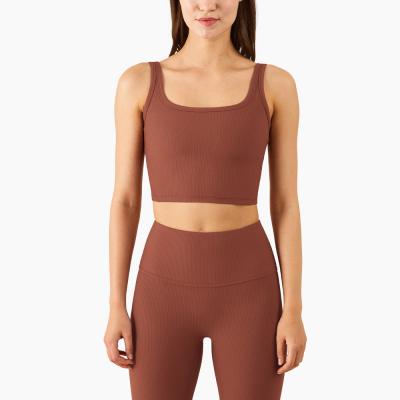 China De nieuwe Ingepaste Naakte de vest-Stijl van de Yogabustehouder Fitness Lopende Vrouwen van de Sportenbustehouder Te koop