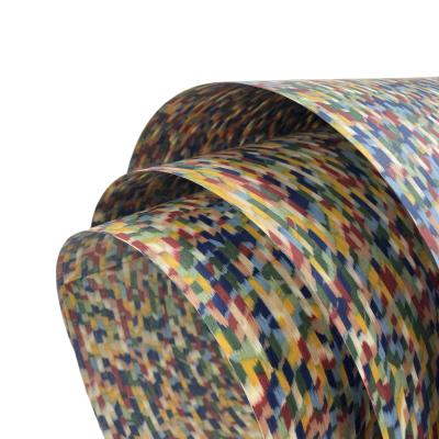 Cina Nuovo design artificiale colorato in legno finitura per gioielli scatola auto interni casa decorazione 2500 * 640mm in vendita
