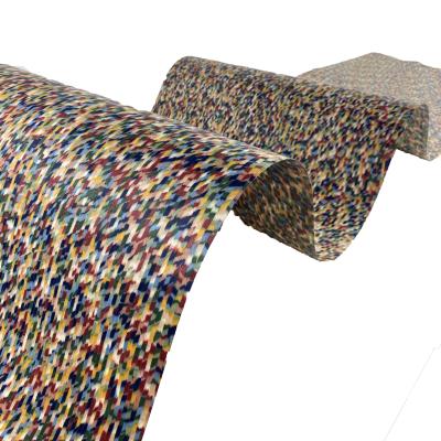 Cina Nuovo design artificiale colorato in legno finitura per gioielli scatola auto interni casa decorazione 2500 * 640mm in vendita