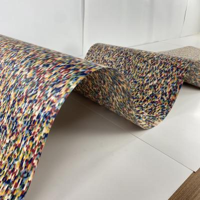 Cina Nuovo design artificiale colorato in legno finitura per gioielli scatola auto interni casa decorazione 2500 * 640mm in vendita