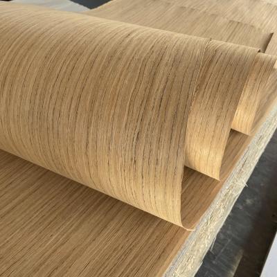 China Engineered Teak Fineline Wood Veneer 2500*640mm Venners Living Room Office Meeting Room Hall for sale