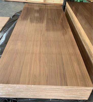 China Factory Price Black Walnut Veneer Cabinet Wardrobe Wooden Door Wall Panel Decorative Panel for sale