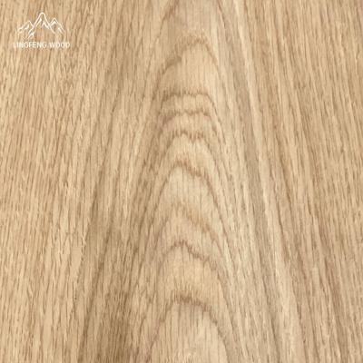 중국 가구 등급 화이트 오크 무늬목 크라운 컷 0.45mm 판매용