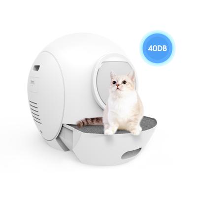 China Volledig Ingesloten Auto die de Zelfreinigende UVdesinfectie DC12V uithollen van Cat Toilet Te koop