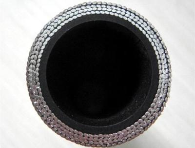 Cina Il nero ha avvolto 16mm EN856 4SP 4Shipping e trattando il cavo sviluppi a spirale tubo flessibile idraulico in vendita