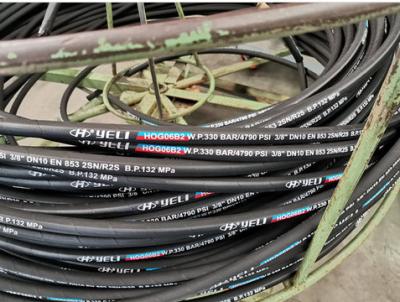 Cina Tubo flessibile idraulico dell'en 853 2SN Sae 100 R2at della treccia sintetica nera del cavo a 3/8 pollici in vendita