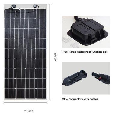 China ETFE Mono Silicon Flexible Solar Panels 300w For Home Commercial Solar System for sale