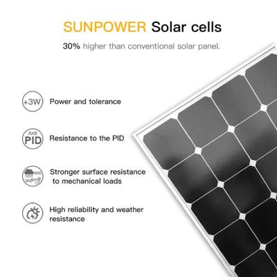 Cina Solarpower OEM Flessibile Montaggio pannelli solari ETFE 100w 120w 200w in vendita