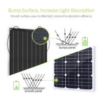 China Custom Half Cell Campervan Flexible Solar Panel Kit Waterproof 12V 150W for sale