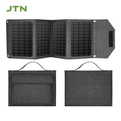 China Opvouwbaar ontwerp zonnepaneeloplader 24W/30W voor laptop en telefoon buitenkamperen Te koop