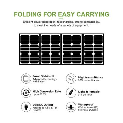 China Krachtige 7W zonnepanelen voor noodgevallen Draagbare oplaadpaneel Efficiëntie 23% Te koop