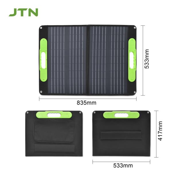 Quality Camping Folding Solar Panel PET USB 3.0 40w 50w 60w 80w 18v Portable Foldable for sale