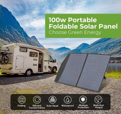 Cina 100W pannello solare portatile caricabatterie USB IP67 impermeabile in vendita