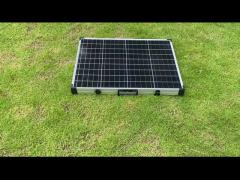 Champing Mono painel solar dobrável fotovoltaico de 100W CE/FCC/ROHS/PSE Certificado 12 anos de fabricação