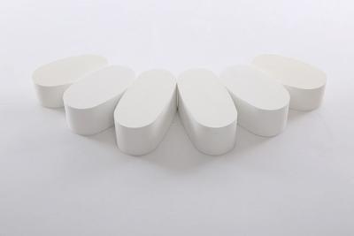 China Oval Honeycomb Ceramic Carrier White For Exhaust Gas Purification for sale