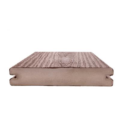Cina Giardino all'aperto ecologico con pavimento in PVC composito in legno simile con dimensioni di 140*25 mm in vendita