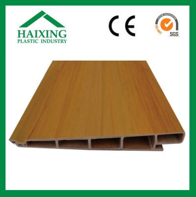 Cina Prodotto in PVC composito 3d rivestimento di pareti esterne WPC rivestimento laterale texture di legno e schiuma di PVC in vendita