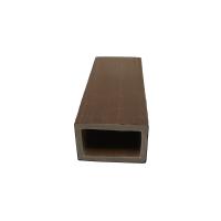China PVC Foam Square Post 100mm x 100mm Wood Grain Embossed for Durable Ceiling Decking for sale