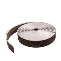 China Fireproof Soft PVC Boat Deck Flooring 50mm x 5mm x 25m Teak Grey Marine Grade for sale