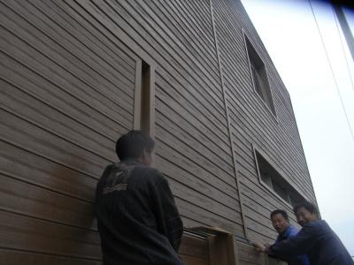 China Moderne ontwerp co-extrusie ASA oppervlakte Wpc-paneel voor waterdichte brandbeschermingsmuren Te koop