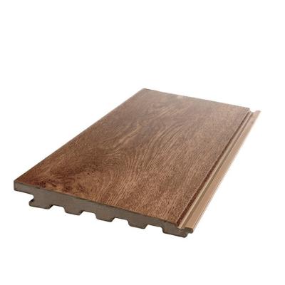 China Co-extrusie ASA oppervlakte waterdicht WPC hout plastic composietwandpanelen voor ontwerp Te koop