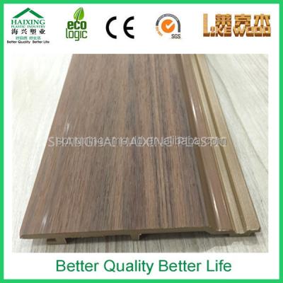 China Buiten plastic composiet WPC wandkant in 150mm * 19mm Grootte met houten textuur optie Te koop