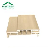 China Customized PVC WPC Door Frames Fireproof 60mm Thermal Insulation Energy Efficient Profiles for sale
