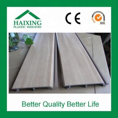 China 140mm*22mm Co-extrusie 3d Plastic wandpanelen voor PVC-wandbekleding voor buitengebouwen Te koop
