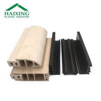 China Customized PVC WPC Door Frames Fireproof 60mm Thermal Insulation Energy Efficient Profiles for sale