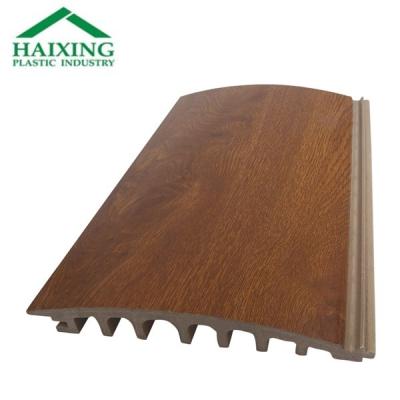 China 140mm*22mm Co-extrusie 3d Plastic wandpanelen voor PVC-wandbekleding voor buitengebouwen Te koop