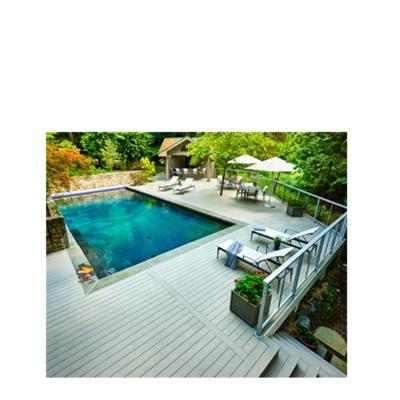 Cina Beyond WPC Floor Hotsale Teak sintetico PVC Decking Outdoor 3D Composite per pavimentazione in vendita