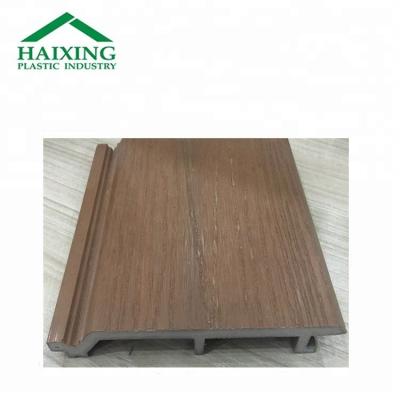 Cina Decorazione per pareti di supporto fai da te con pannello composito in legno e plastica pannello bianco in WPC 100mm*10mm in vendita