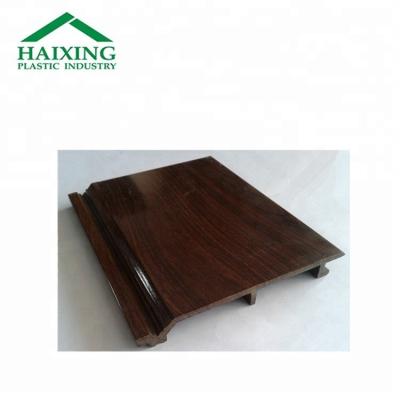 Cina Decorazione per pareti di supporto fai da te con pannello composito in legno e plastica pannello bianco in WPC 100mm*10mm in vendita