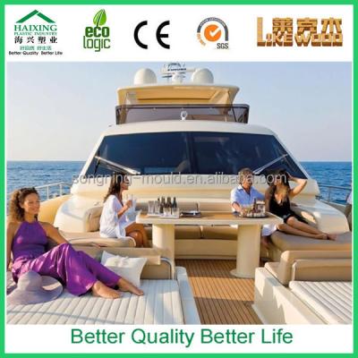 Cina Estrussione esterna Soft PVC Barca Deck Il Perfetto Teak Sintetico Deck Materiale di aggiornamento in vendita