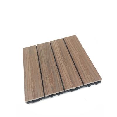 Cina Piastrelle di pavimentazione in WPC/PVC di co-estrusione DIY all'aperto con design moderno e facile installazione in vendita