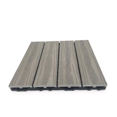 Cina Piastrelle di pavimentazione in WPC/PVC di co-estrusione DIY all'aperto con design moderno e facile installazione in vendita